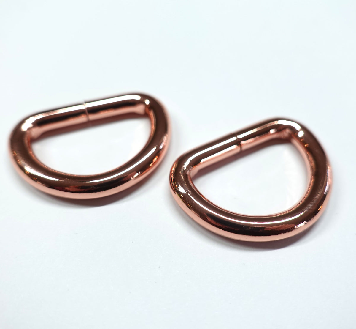 25mm (1-Inch) D-Rings Rose Gold Set of 2 – R.j.A.f. MAKES