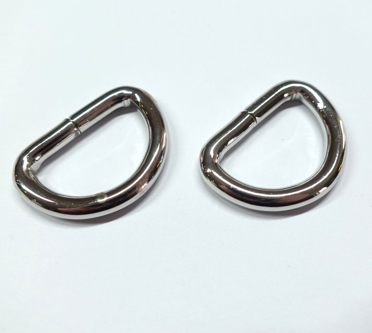 25mm (1-Inch) D-Rings Silver Set of 2 – R.j.A.f. MAKES
